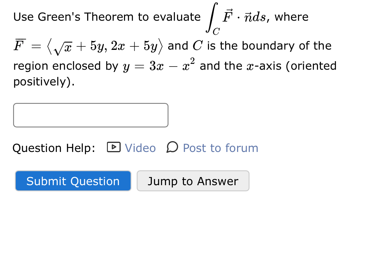 Solved Use Green's Theorem to evaluate ∫C﻿vec(F)*vec(n)ds, | Chegg.com