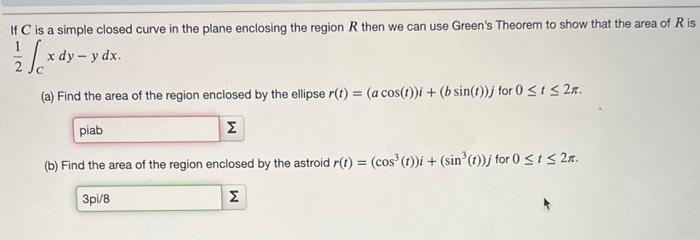 Solved If C is a simple closed curve in the plane enclosing | Chegg.com