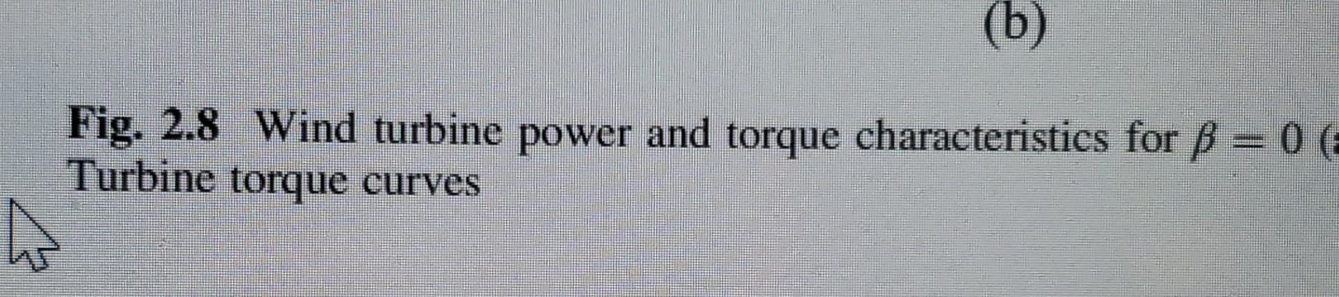 2 Wind Turbine Systems (a)Fig. 2.8 Wind turbine power | Chegg.com