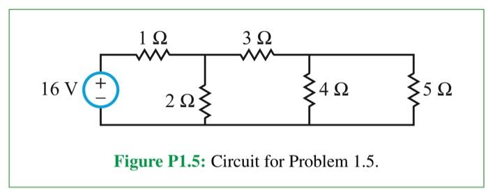 Solved 15 For The Circuit In Fig P15 A Identify And 