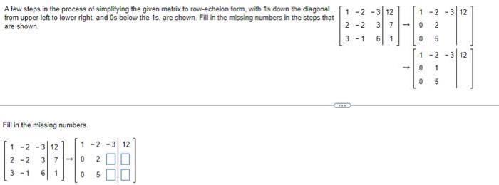 Solved A few steps in the process of simplifying the given | Chegg.com