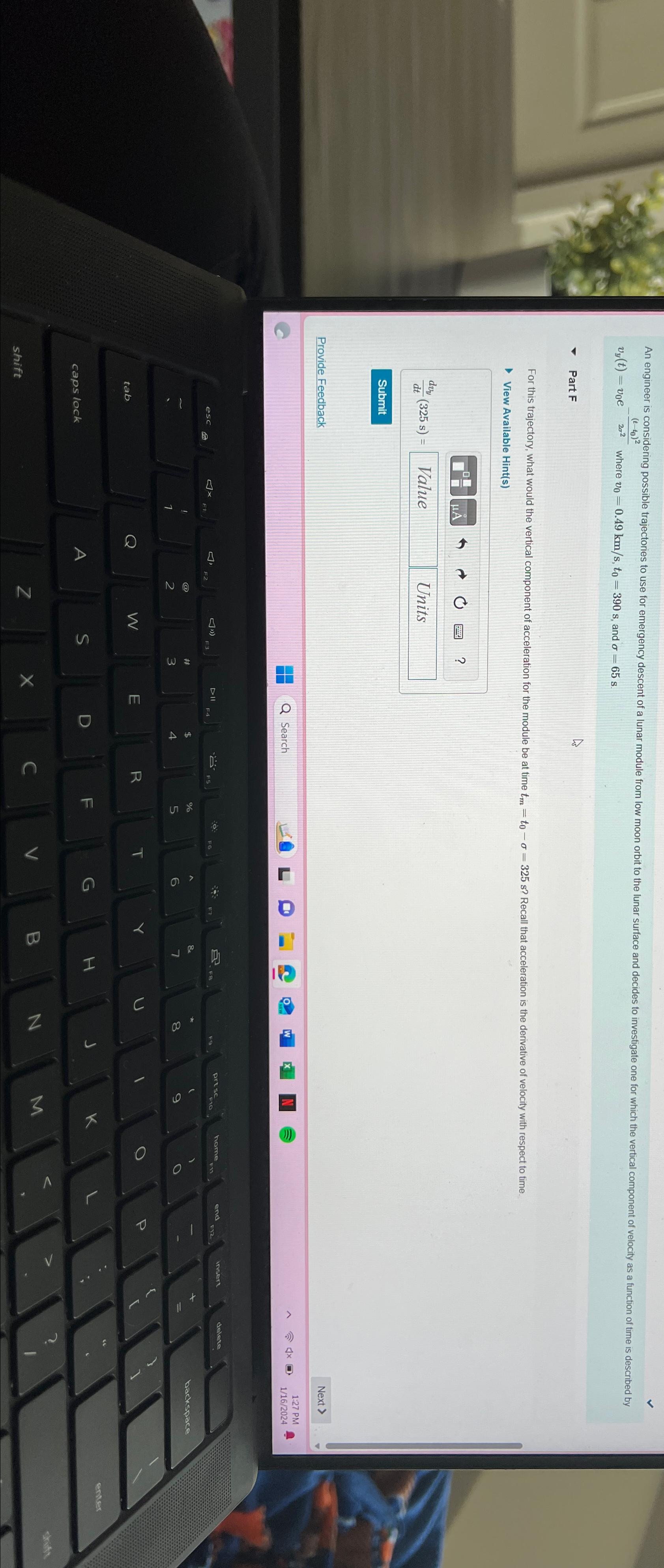 Solved vy(t)=v0e-(t-t0)22σ2 ﻿where v0=0.49kms,t0=390s, ﻿and | Chegg.com