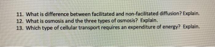 Solved - what is the difference between facilitated, and | Chegg.com