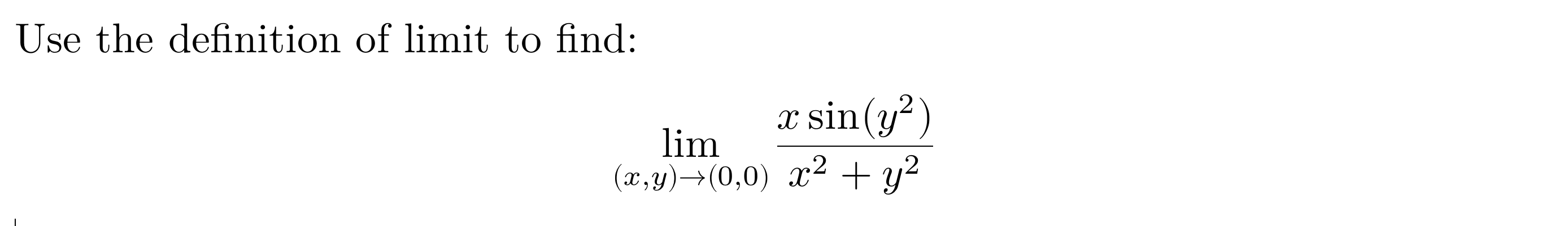 Solved Use the definition of limit to | Chegg.com