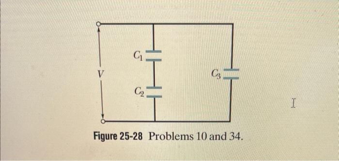 Solved For problem 25.34 find U1 in mJ for C1 using | Chegg.com
