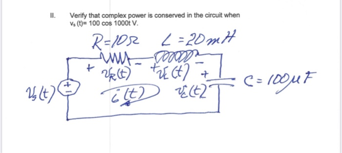 Solved -- The circuit shown consists of a source driving a | Chegg.com