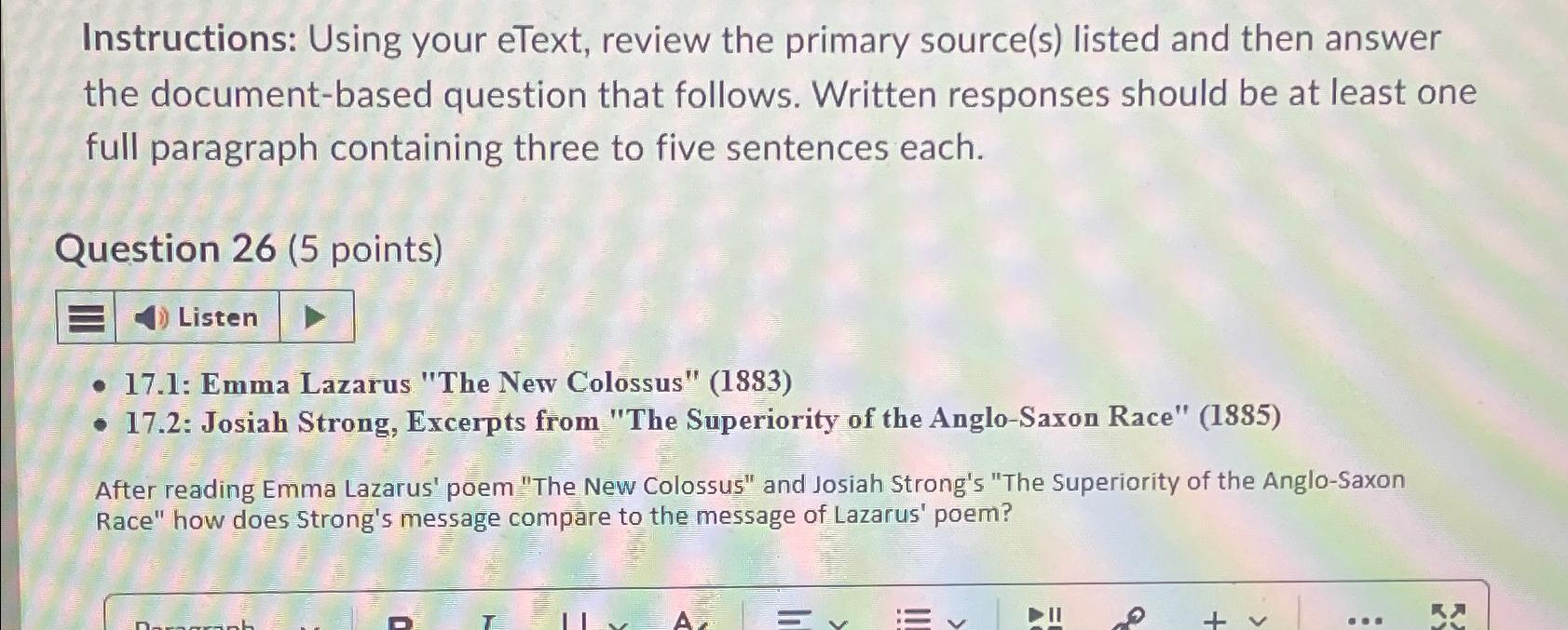 Solved Instructions: Using your eText, review the primary | Chegg.com