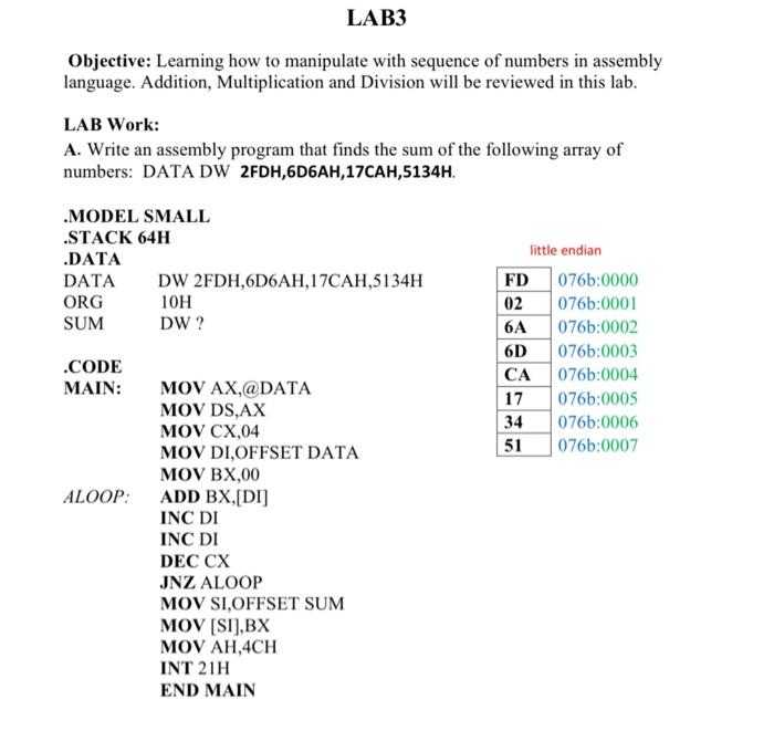 Objective: Learning how to manipulate with sequence | Chegg.com