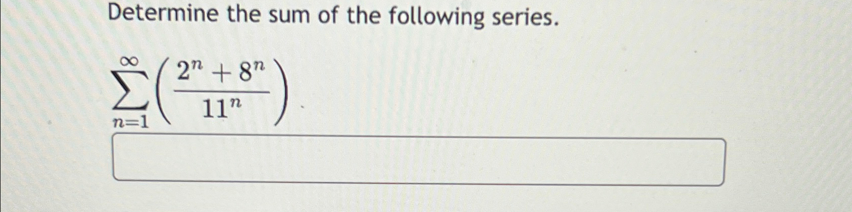 Solved Determine the sum of the following | Chegg.com