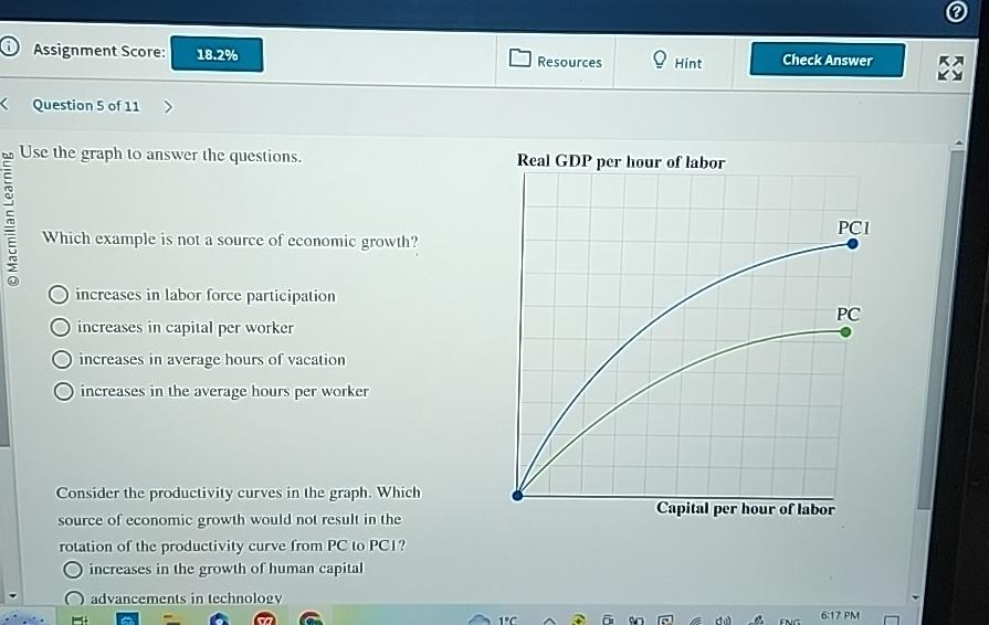 Solved Assignment Score:ResourcesHintQuestion 5 ﻿of 11Use | Chegg.com