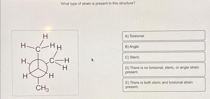 Solved What Type Of Strain Is Present In This Structure D