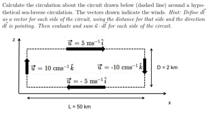 Solved Calculate the circulation about the circuit drawn | Chegg.com Solved Calculate the circulation about the circuit drawn | Chegg.com