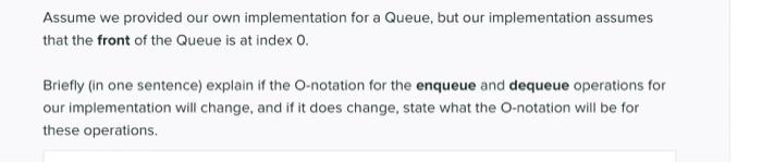 Solved Using the Deque implementation in the book (assuming | Chegg.com