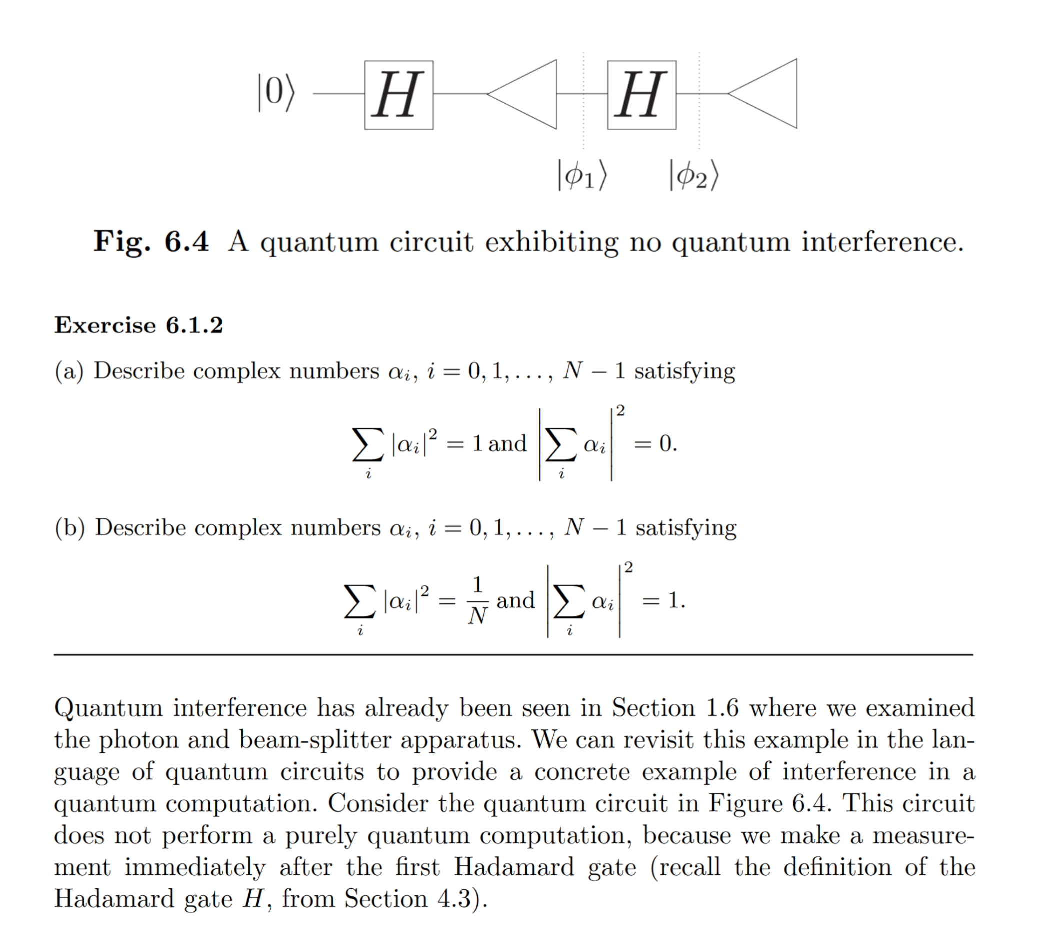 Solved Exercise 6.1.2(a) ﻿Describe complex numbers | Chegg.com