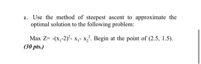 Solved 1. Solve the following NLP (Use the Kuhn-Tucker | Chegg.com