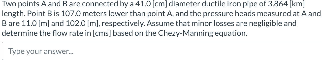 Solved Two points A and B are connected by a 41.0[cm] | Chegg.com