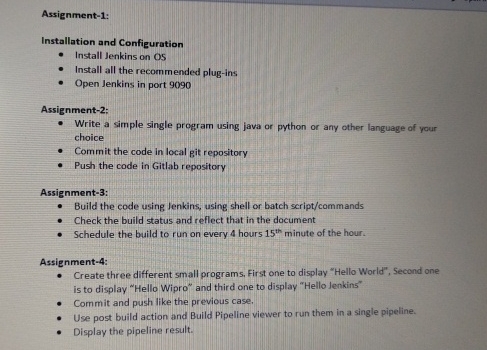 Assignment-1:Installation and ConfigurationInstall | Chegg.com