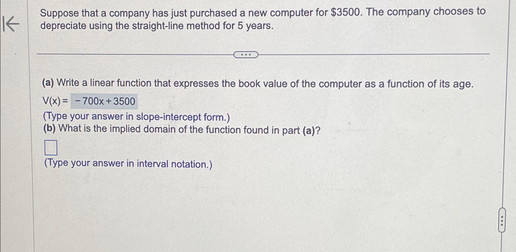 Solved Suppose that a company has just purchased a new | Chegg.com