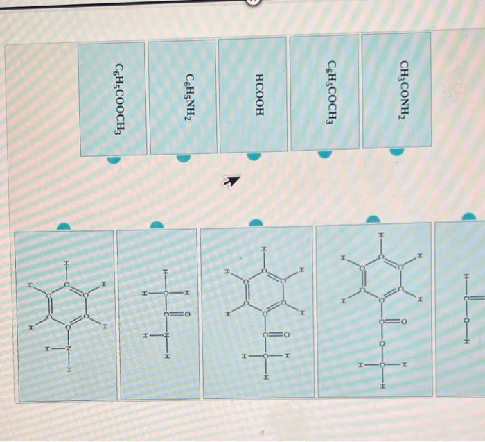 Solved н н т CH3COCH3 CH3OH C6H5COOCH3 CH3CH2CONH2 Hн | Chegg.com