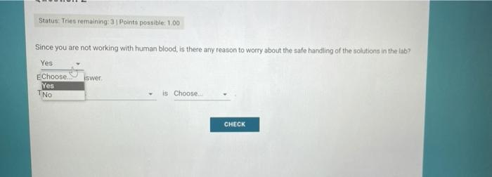 Solved Status: Tries remaining: 31 Points possible: 1.00 | Chegg.com