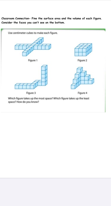 Solved Classroom Connection - Fine the surface area and the | Chegg.com