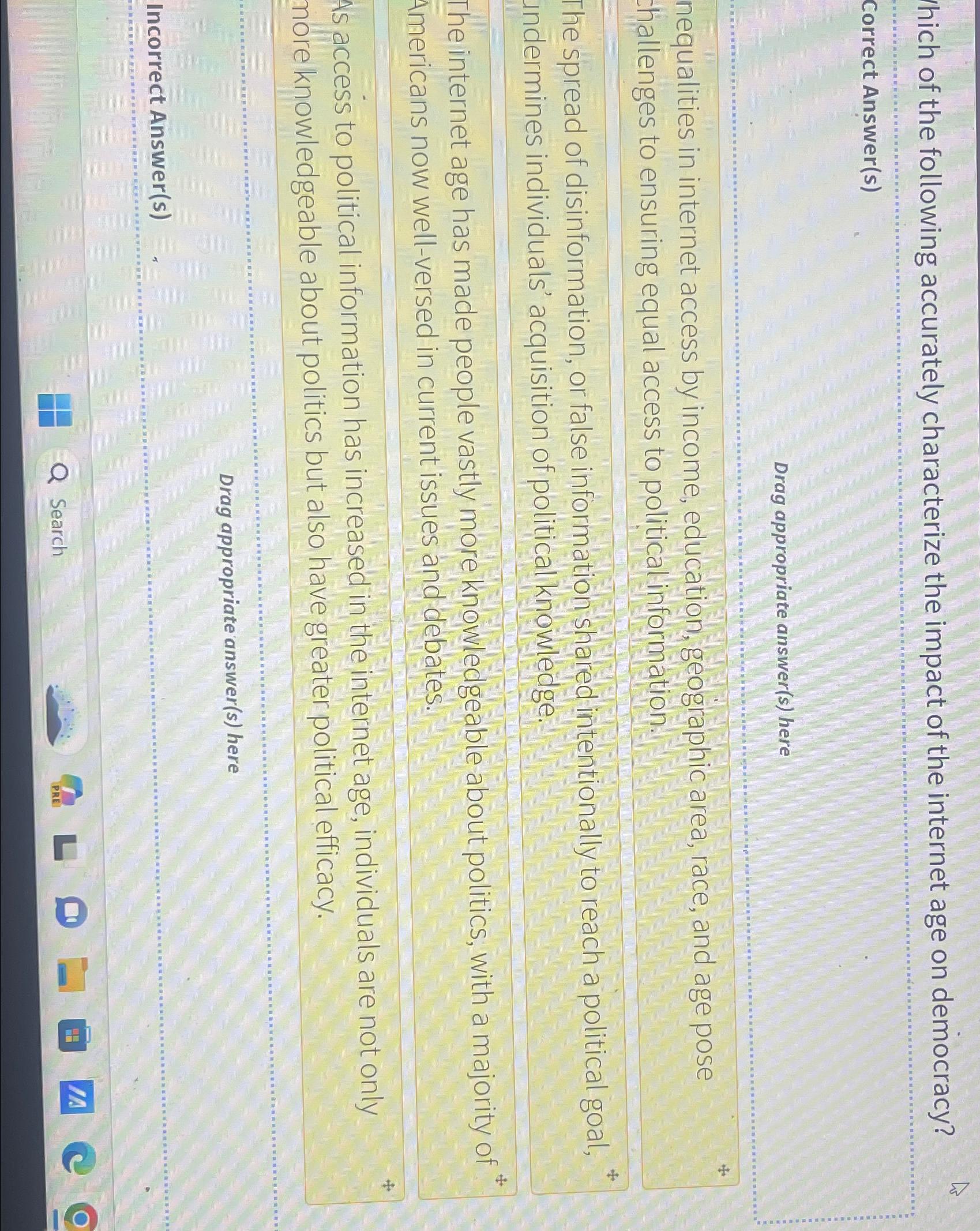 Solved hich of the following accurately characterize the | Chegg.com