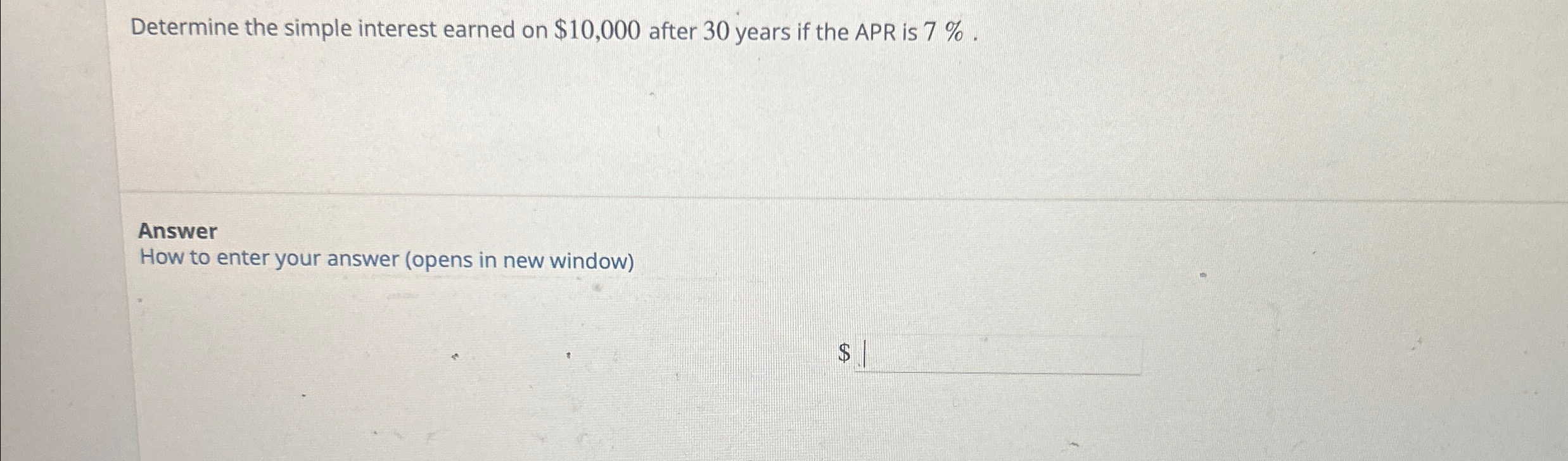 Solved Determine the simple interest earned on $10,000 | Chegg.com