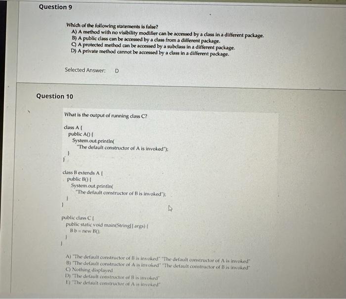 Solved You use the keyword to reference a method in the | Chegg.com