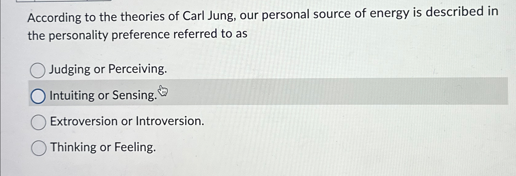 Solved According to the theories of Carl Jung, our personal | Chegg.com
