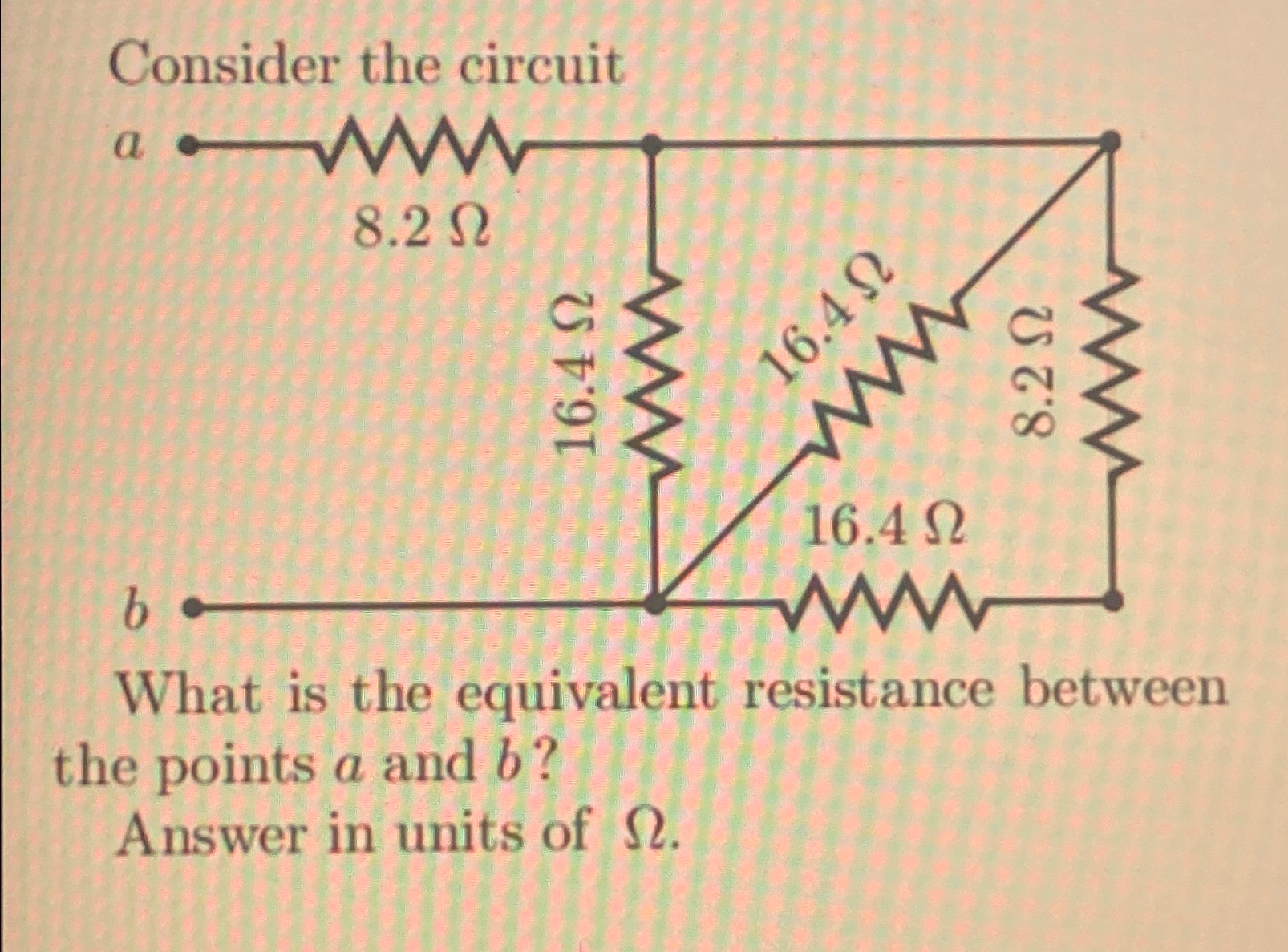 Solved Consider the circuitWhat is the equivalent resistance | Chegg.com