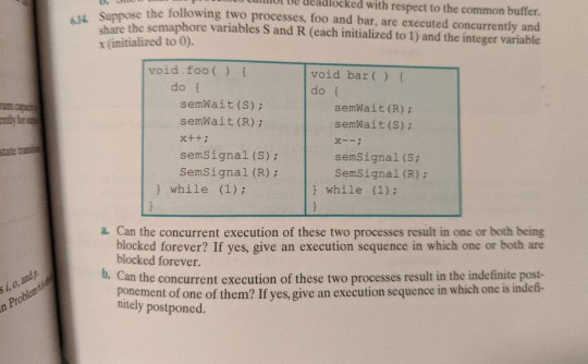 Solved CHAPTER 5 / CONCURRENCY: MUTUAL EXCLUSION AND | Chegg.com