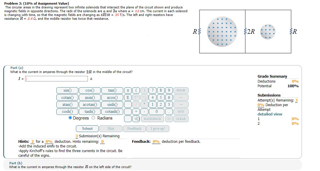 Solved Problem 3: ( \( 10 \% \) ﻿of Assignment Value)The | Chegg.com