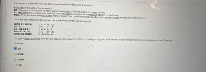 Solved The maximum (ideal) speedup of a pipeline consisting | Chegg.com