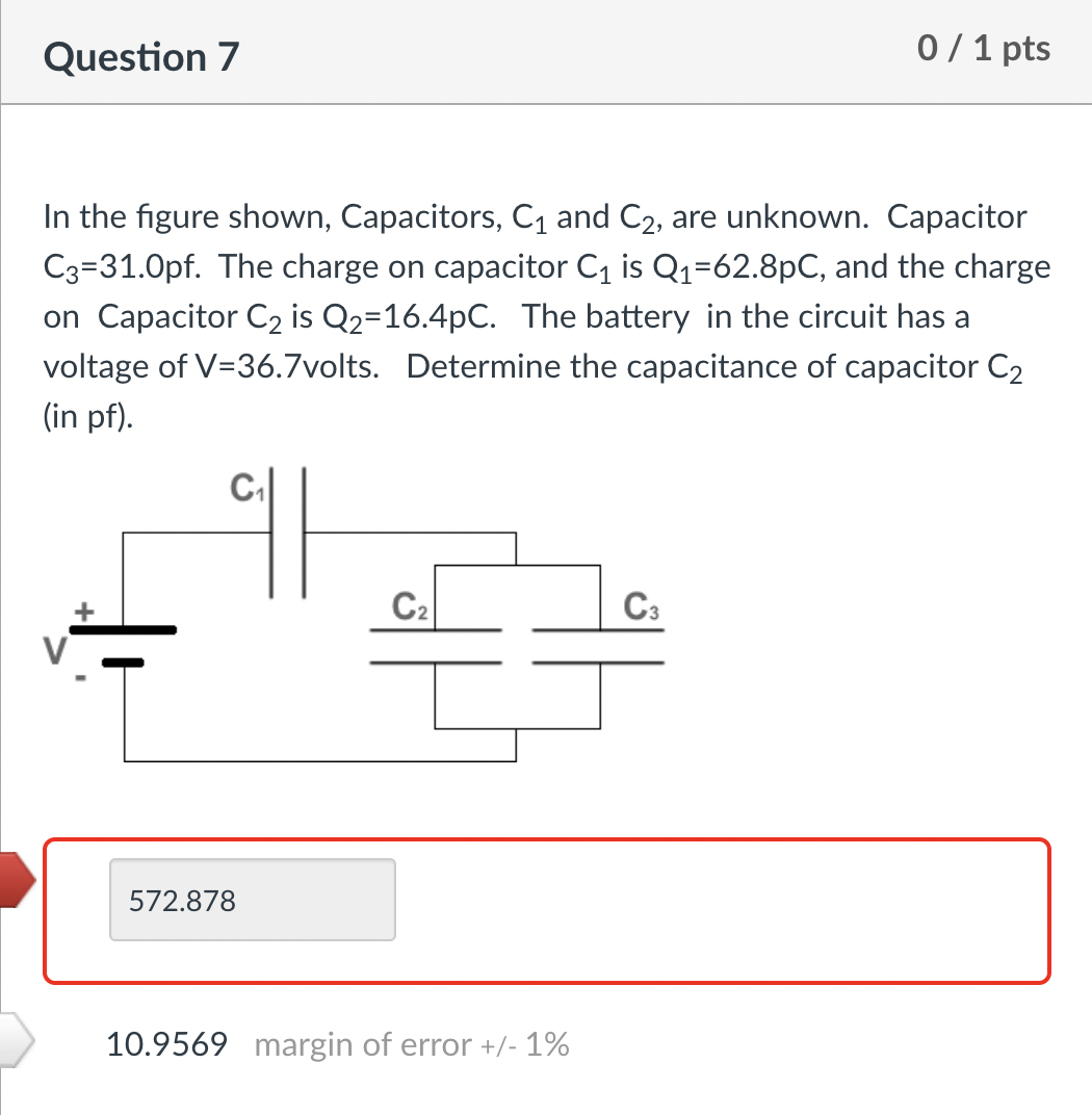 Solved Question 7In the figure shown, Capacitors, C_(1) ﻿and | Chegg.com