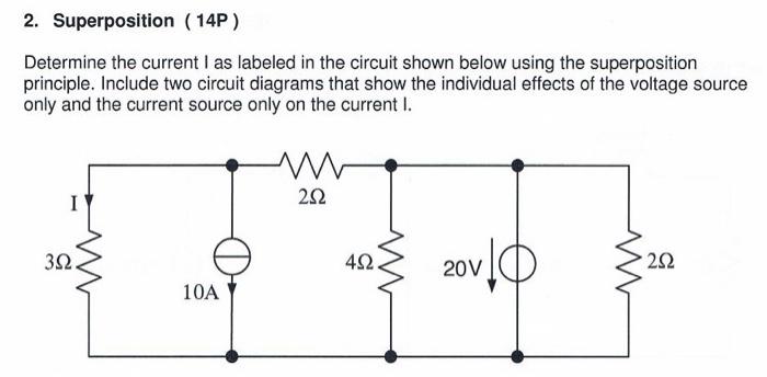 Solved Determine the current I as labeled in the circuit | Chegg.com