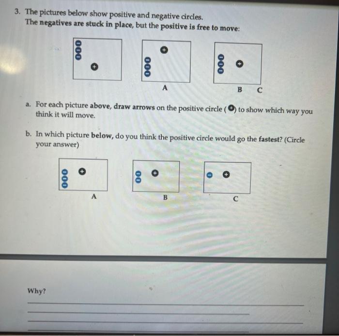Solved 3. The pictures below show positive and negative | Chegg.com