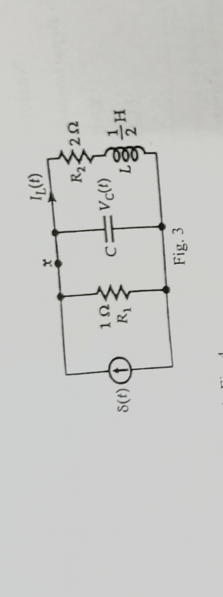 Solved Q.5. ﻿Find Vc(t) ﻿and Il(t) , ﻿C=1F and in the | Chegg.com