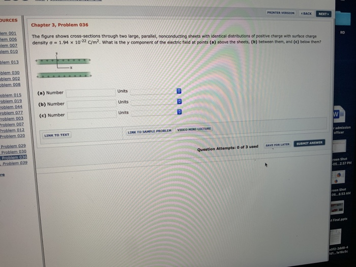 Solved VERSION BACK NEXT OURCES Chapter 3, Problem 036 Hem | Chegg.com