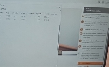 Solved calculate mugs average initial horizontal and | Chegg.com