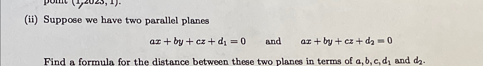 Solved (ii) ﻿Suppose we have two parallel | Chegg.com