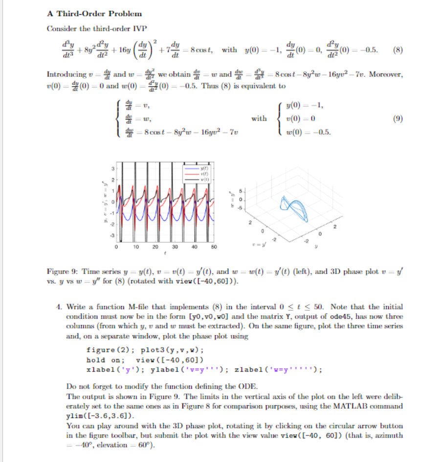 Solved A Third-Order ProblemConsider the third-order | Chegg.com