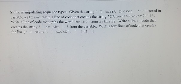 Solved ISTA 130 Python Skills Worksheet Skill: if | Chegg.com