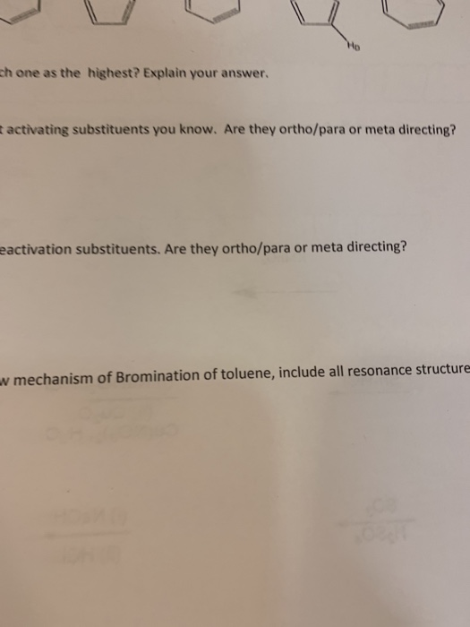 Solved Ho ch one as the highest? Explain your answer. t | Chegg.com