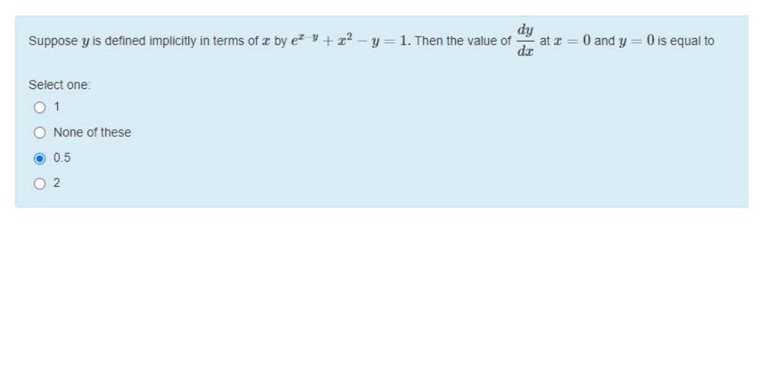 Solved Suppose y is defined implicitly in terms of x by | Chegg.com