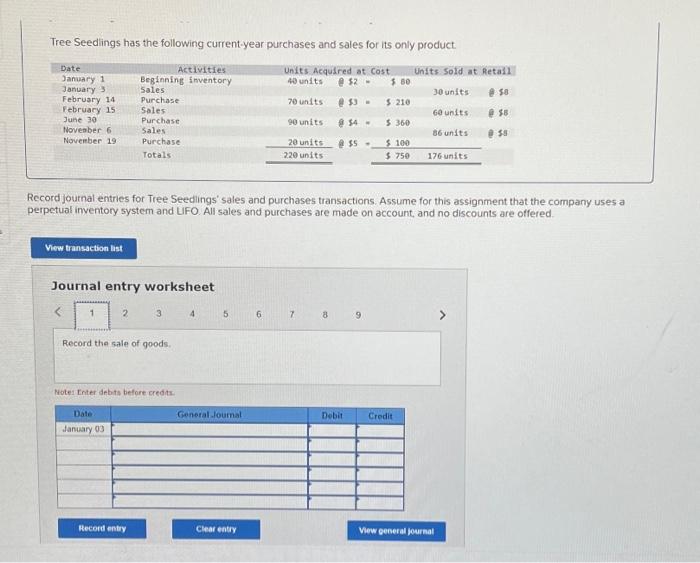 Solved help asap 6journal entry worksheet tab 1: January 3, | Chegg.com