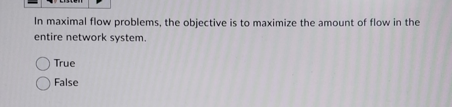 Solved In Maximal Flow Problems The Objective Is To