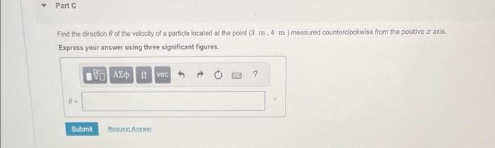 Solved Particles travel within a flow field defined by | Chegg.com