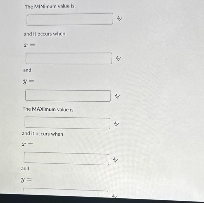 Solved Use the feasible region provided below to find the | Chegg.com