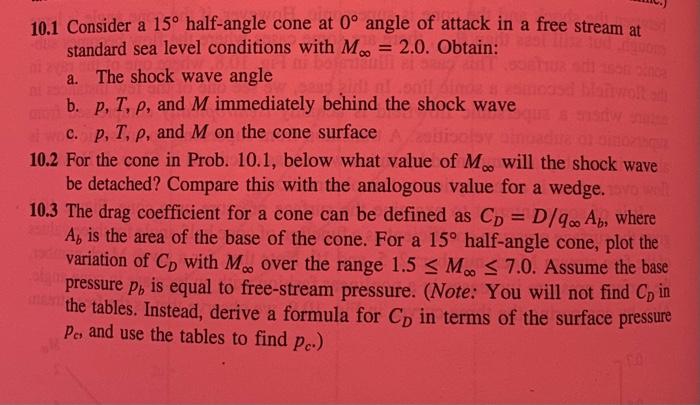Answer question 10.2 ONLY. Tips: Charts are from NACA | Chegg.com