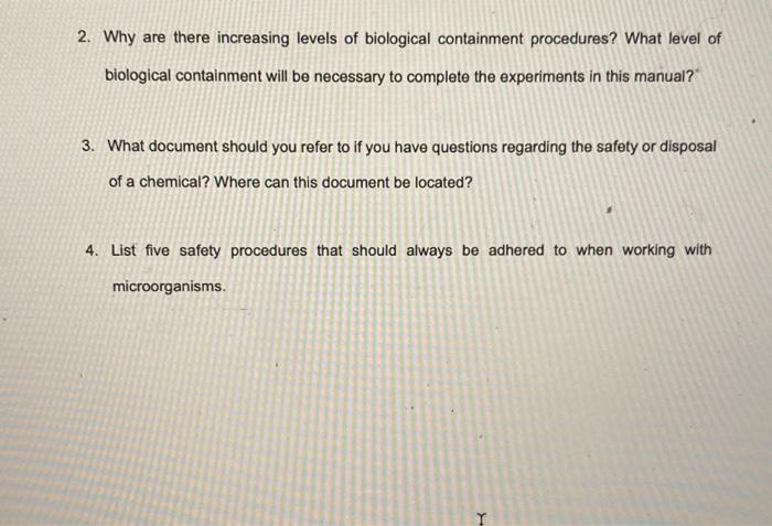 Solved 2. Why are there increasing levels of biological | Chegg.com